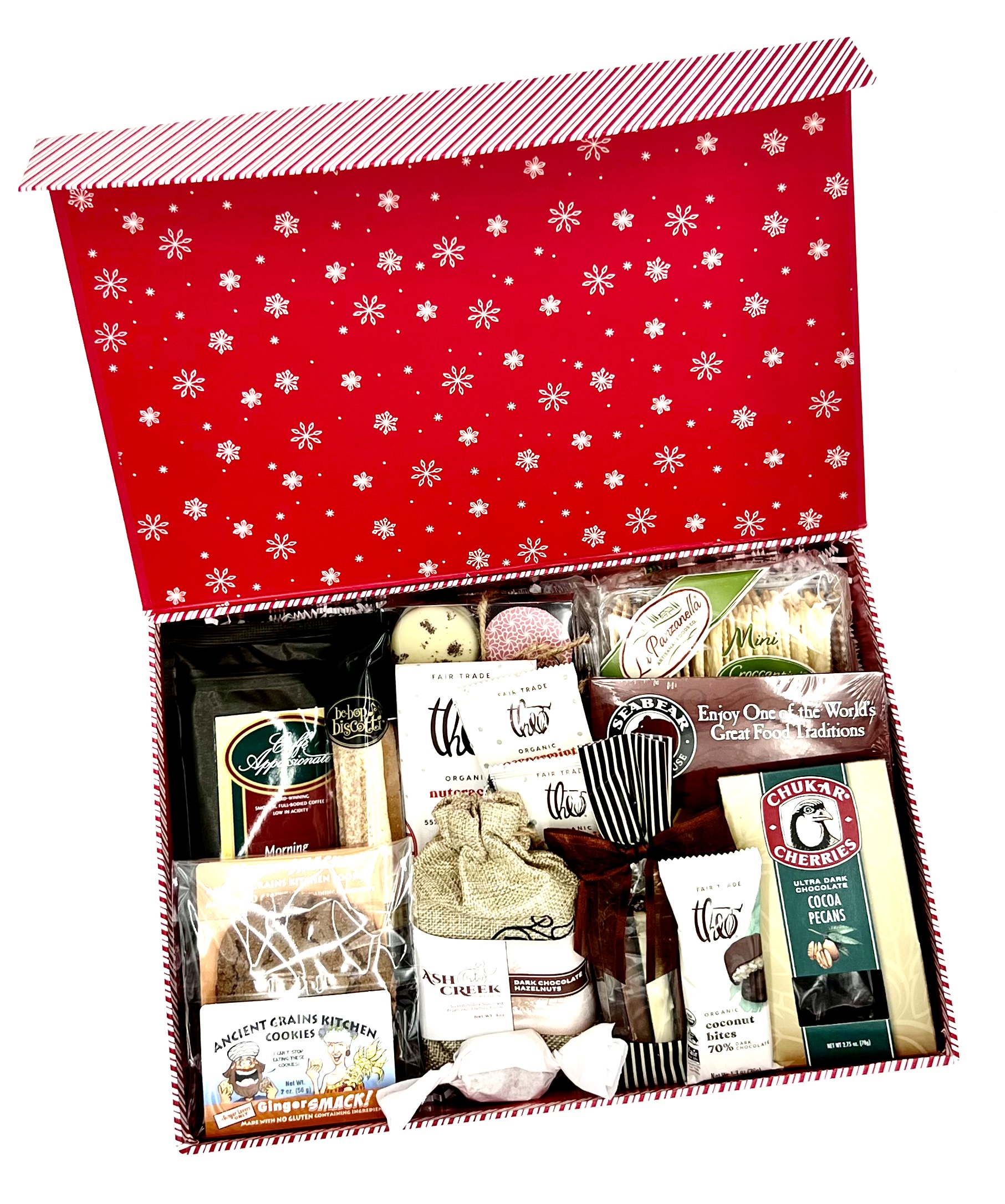 Medium "Merry Christmas Box" Gift Basket - Chatterbox gift baskets ...